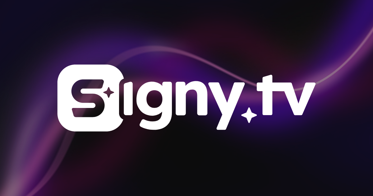 Eenvoudig digitale schermen aansturen | Signy.tv